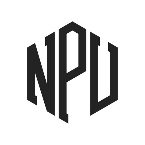 Premium Vector Npu Logo Design Initial Letter Npu Monogram Logo Using