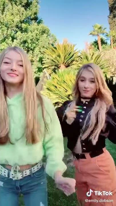 Emily Dobson New Tik Tok With Elliana Walmsley Youtube