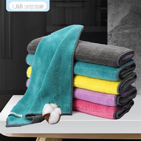 抹布加厚厨房家务清洁布不易掉毛沾油吸水洗碗巾家用擦桌子洗碗布虎窝淘