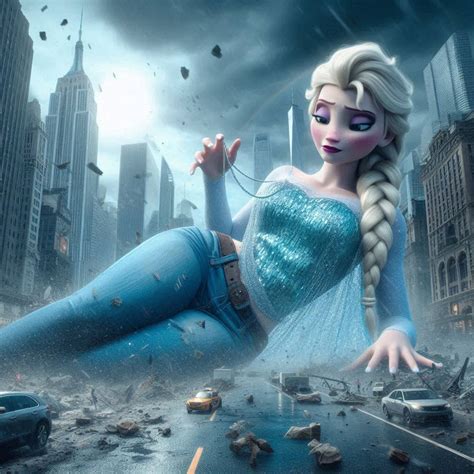 Giantess Elsa Thighs By Memesrus1234 On Deviantart