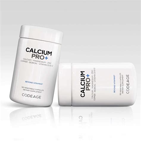 Calcium Magnesium Zinc Boron Vitamins Supplement Capsule Codeage