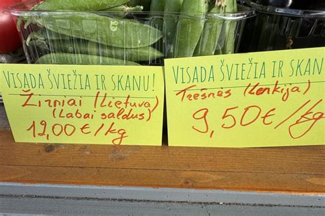 Viena Lietuva O Skirtumai Gali įvaryti šoką Kiek Skiriasi Vaisių Ir