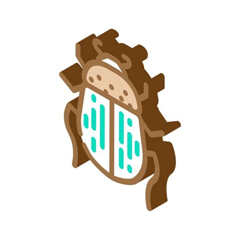 Beetle Bug Egypt Isometric Icon Vector Illustration Vector Art At Vecteezy