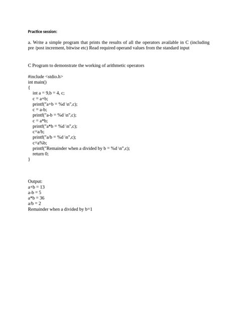 R22 Pps Lab Manual Pdf Integer Computer Science Computer