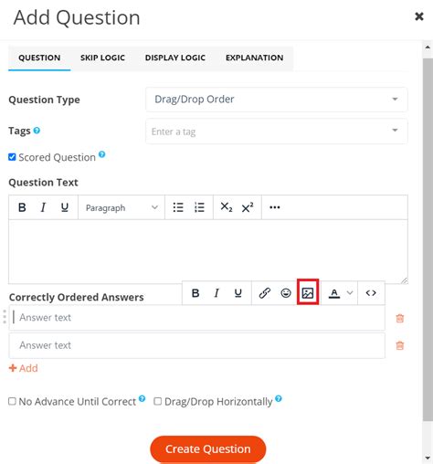Drag And Drop Question Helpdesk