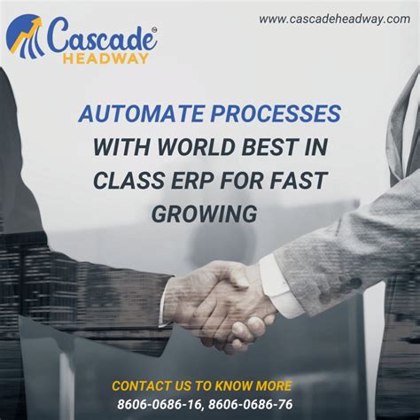 Cascade Headway Pvt Ltd On Linkedin Automation Erp Software