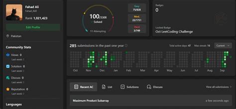 Fahad A On Linkedin Leetcode Datastructures Algorithms