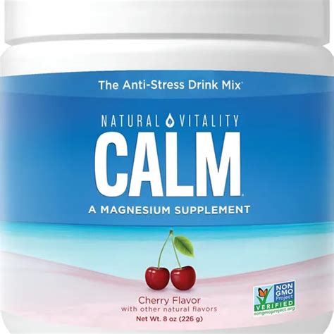 Suplemento De Magnésio Calmante Natural Vitality 8 Oz Parcelamento