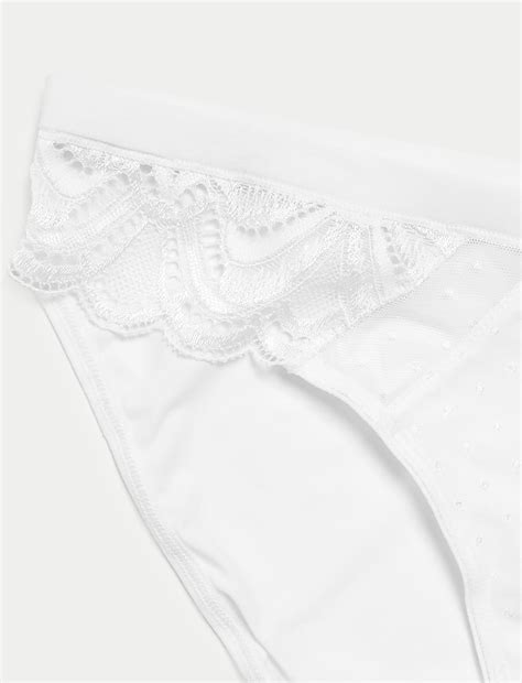 Buy 3pk Amelia Lace Bikini Knickers At Marks And Spencer
