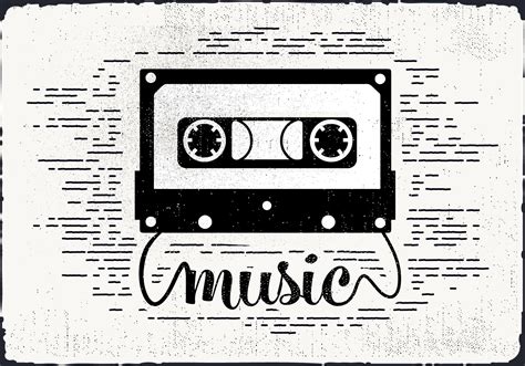 Free Vintage Audio Cassette Vector Illustration 155727 Vector Art At Vecteezy