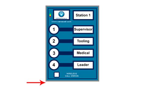 Vt3000 Install Call Station Battery Versacall Support