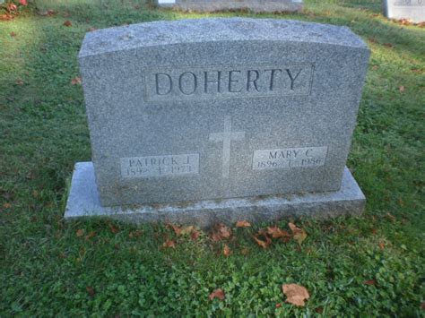Patrick Joseph Doherty 1892 1973 Find A Grave Memorial