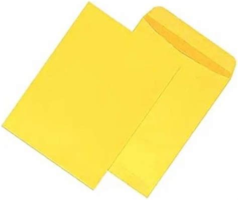 Non Printed Paper A3 Size Yellow Envelope Size 5x7 Inch At ₹ 200 Pack In Gurugram