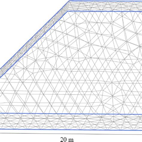Numerical Model Prepared For Unreinforced Retaining Wall For Validation Download Scientific
