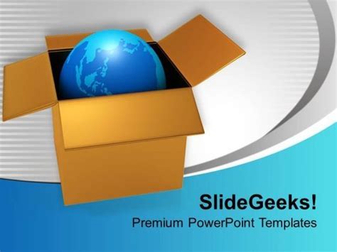 Globe In Box Packed Global Issues PowerPoint Templates Ppt Backgrounds For Slides