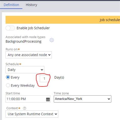 Pega Job Scheduler Is Not Running Every Other Day Support Center