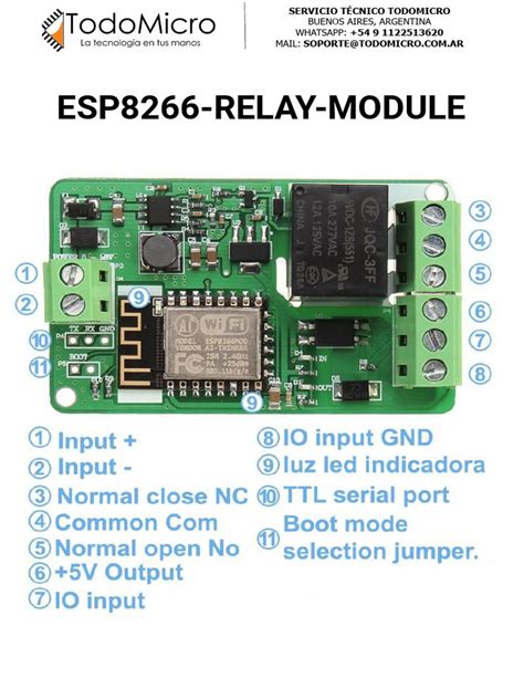 Esp8266 Relay Module Manual Pdf Relé Usb