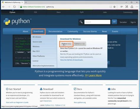 Установка Python и Pip на Windows