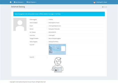 Aplikasi Koperasi Simpan Pinjam Dengan PHP Dan MySQL