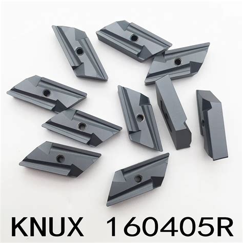 10pcs knux 160405 substituted korloy cutting tool knux160405r inserts