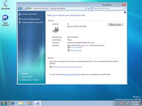 How To Use Backup And Restore In Windows 7 Technology And Computer Help Forums