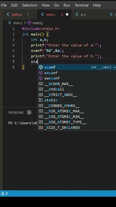 C Programming Swaps Values Of Two Variables Shorts Shortvideo Cprogramming Youtube