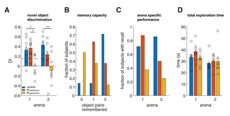 Effect Of Salience On The Serial Novel Object Discrimination Task
