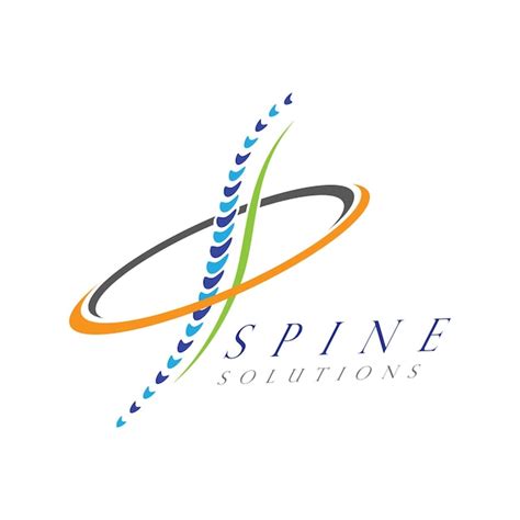 Premium Vector Spine Diagnostics Symbol Logo Template Vector