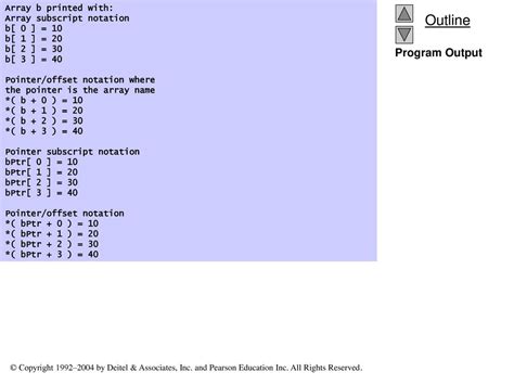 Chapter 7 Pointers Outline 71 Introduction Ppt Download