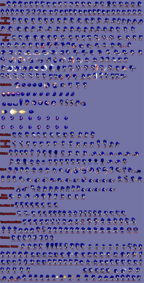 Sonic Sprite Editedremake By Muhamedmmaa On Deviantart