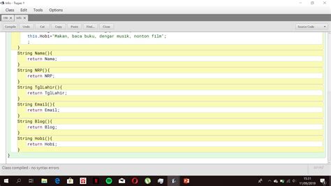 Tutorial Membuat Hello World Dan Profil Diri Dengan Bluej
