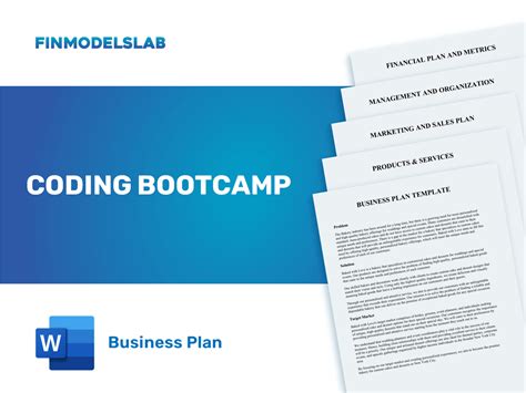 Sample Coding Bootcamp Business Plan Template