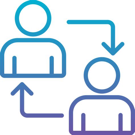 Replace Generic Gradient Outline Icon Replace Generic Gradient Outline Icon