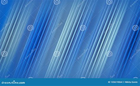 Diagonal Blue Lines Abstract 3d Rendering Stock Illustration