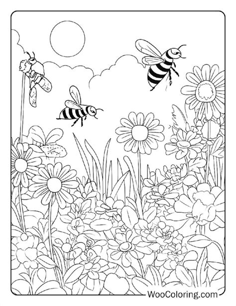 Free Printable Spring Flowers Coloring Pages Free Pdf