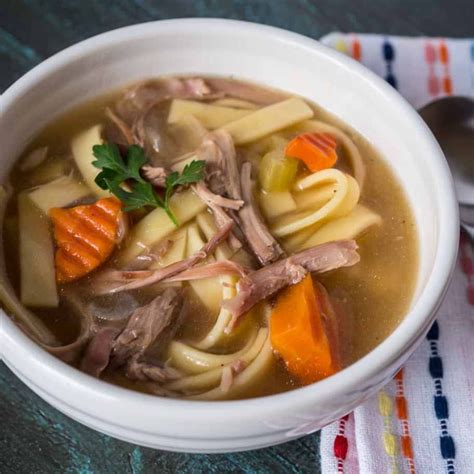 Pressure Cooker Day After Thanksgiving Turkey Carcass Soup Recipe Save The Bones Use Them To