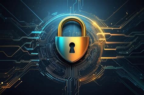 Premium Photo Abstract Secure Technology Background