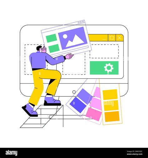 Low Code Development Abstract Concept Vector Illustration Online