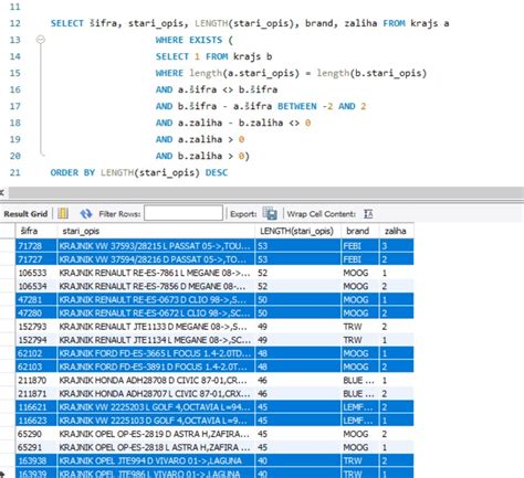 Substring Mysql Match Items By Partial Or Similar Description Stack Overflow