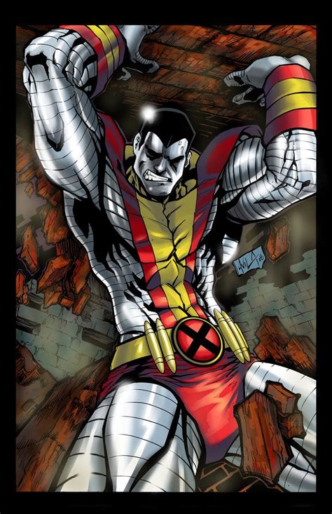 Colossus From Xmen Colored By ~hanzozuken On Deviantart Colossus