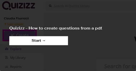 Quizizz How To Create Questions From A Pdf