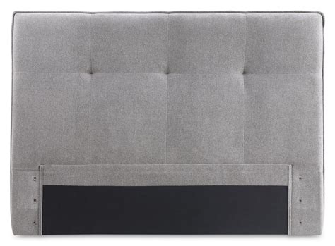 Amos Upholstered Storage Bed In Grey Fabric With Tufted Headboard