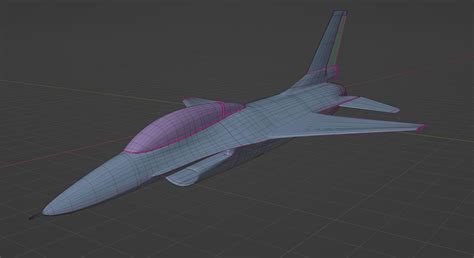 trying to get better at modeling planes f 16 r blender