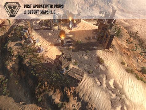 Post Apocalyptic Props And Desert Maps 3d Props Unity Asset Store