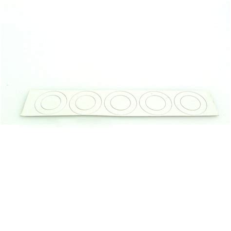 18650 Flat Top Battery Terminal Insulators 5pcs Matte White Liion