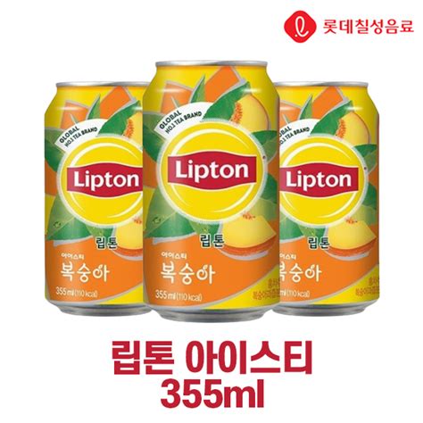 [복숭아아이스티] 립톤 아이스티 복숭아 355ml 24개 티몬