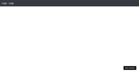 Simple React Bootstrap Navbar Examples Codesandbox