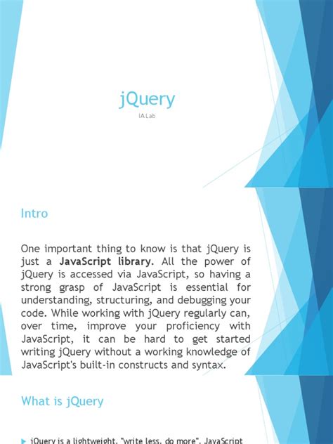 Jquery Ia Lab Pdf J Query Information Technology Management