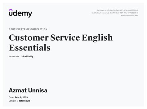 Azmat Unnisa On Linkedin Udemy Course Completion Certificate