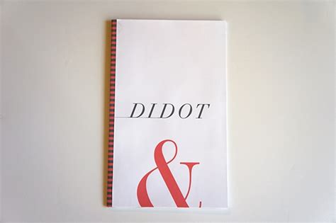 Didot Font Specimen Book On Behance